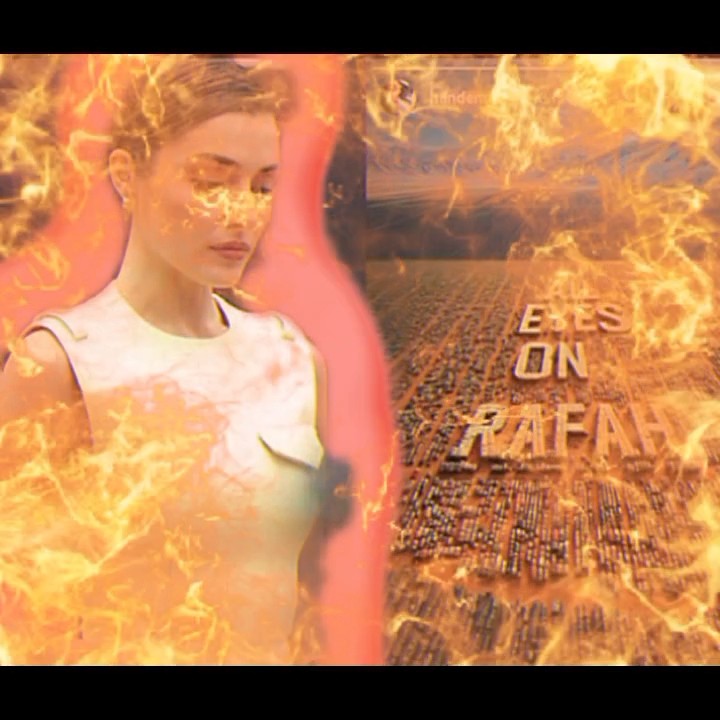 Hande ercel record special msg all the world on IG story ( All eyes on ...