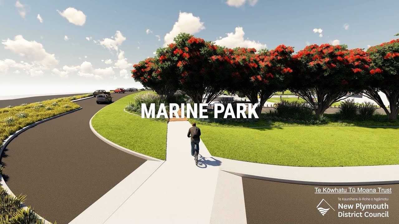 Marine Park Draft Concept Fly-Through - YouTube