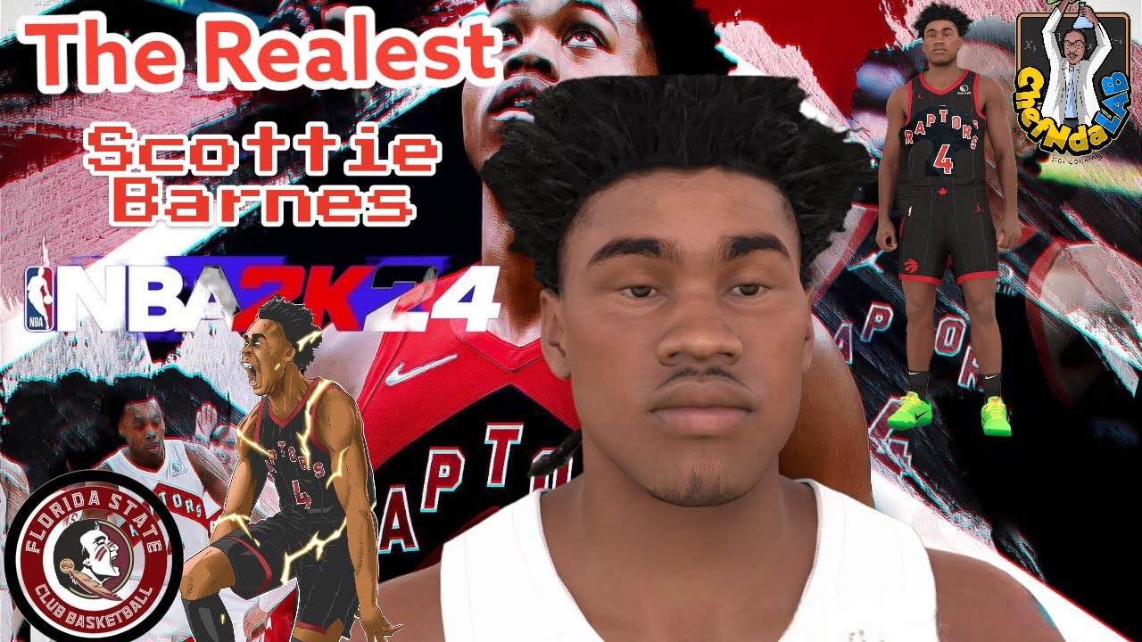 The Realest Scottie Barnes NBA 2k24 Face Creation (Kobe Bryant Edition ...