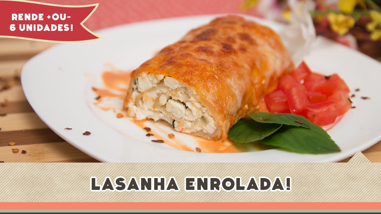 Lasanha Enrolada - Receitas de Minuto #146 - YouTube