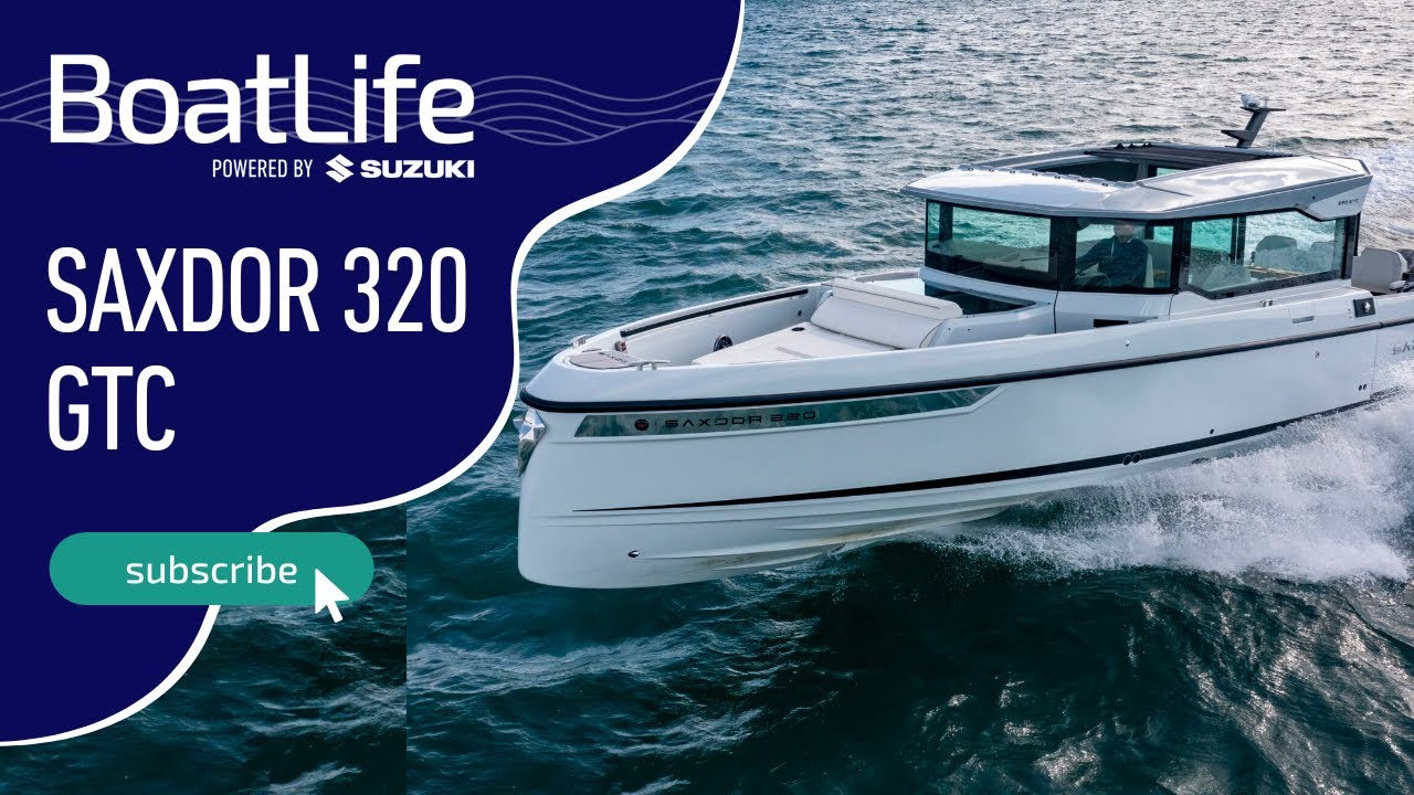 Saxdor 320 GTC on the Water and Navigation - YouTube