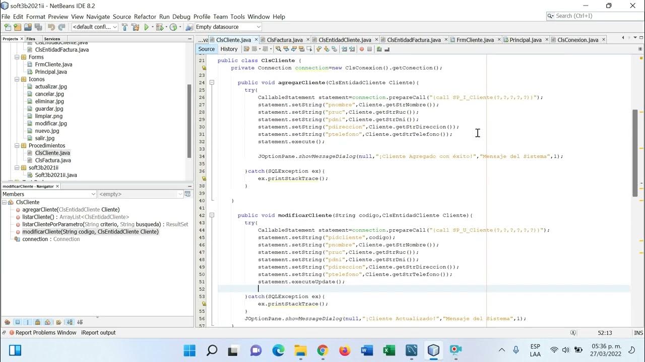 PROCEDIMIENTOS ALMACENADOS EN MYSQL Y JAVA NETBEANS - YouTube