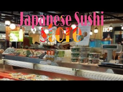 BUYING SUSHI AT JAPANESE STORE - YouTube