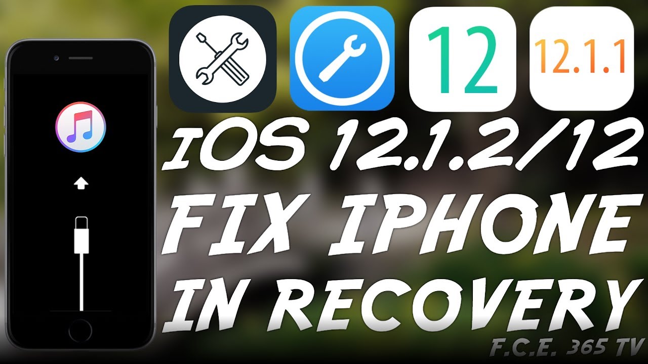 iOS 12.1.2 / 12 - How To Take An iPhone Out Of Recovery Mode With ...
