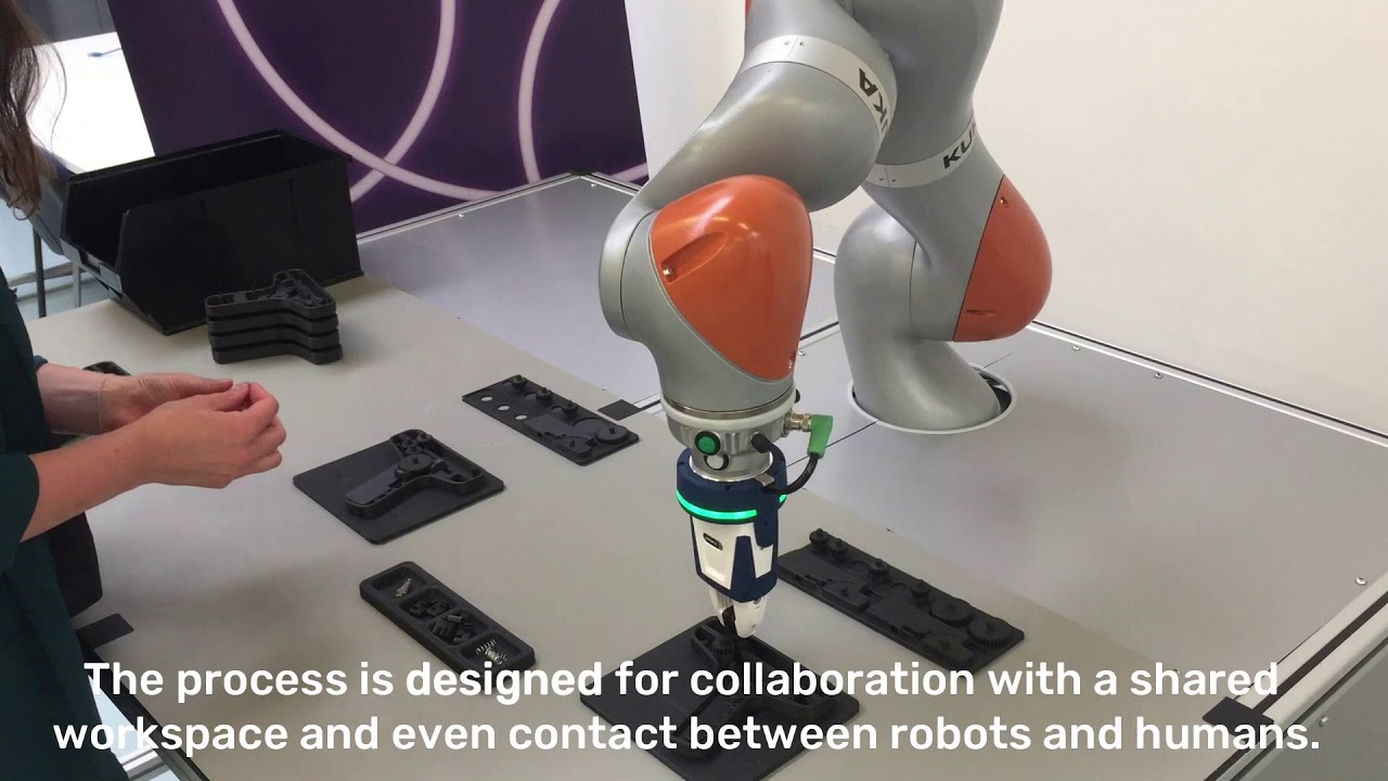 Robotics: Human-Robot Collaborative Demonstrator - YouTube