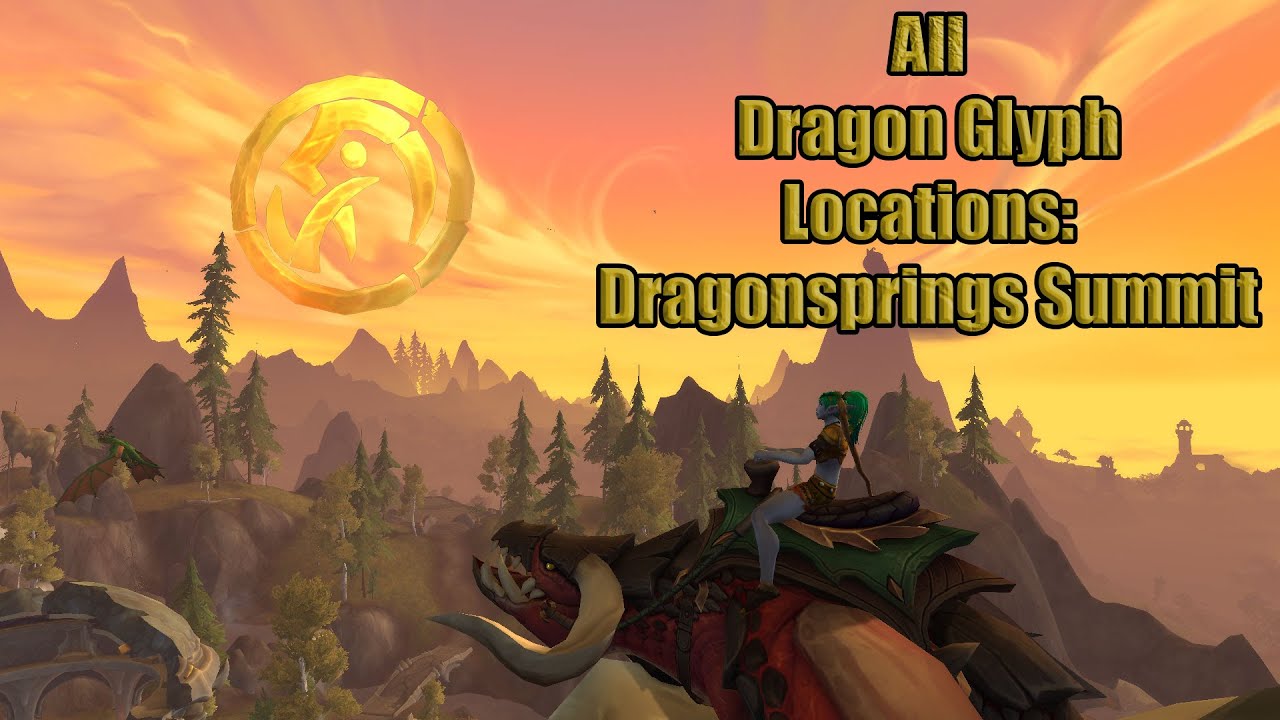 Dragonsprings Summit Dragon Glyph Location - YouTube