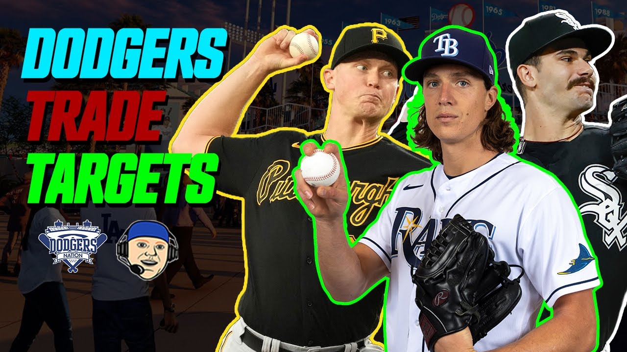 Dodgers Starting Pitcher Trade Targets, Tyler Glasnow, Cease, Burnes ...