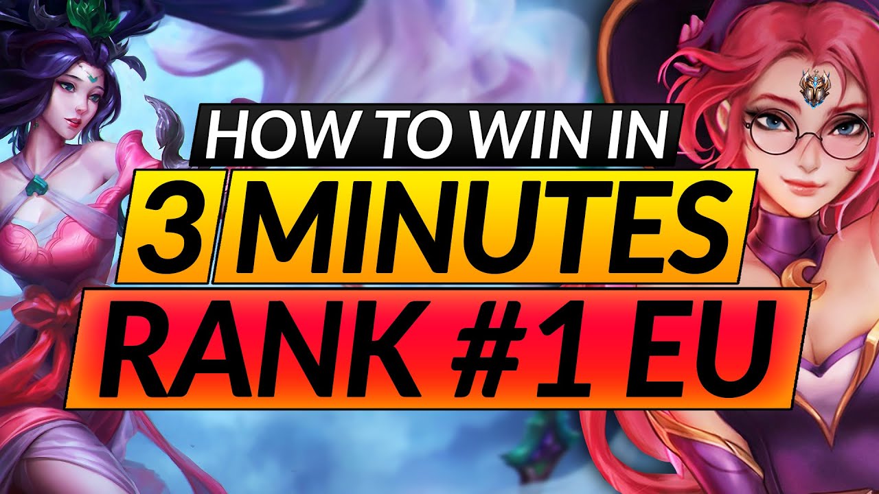HOW TO WIN LANE IN 3 MINUTES - INSANE TIPS of Rank 1 (1500LP) Support ...