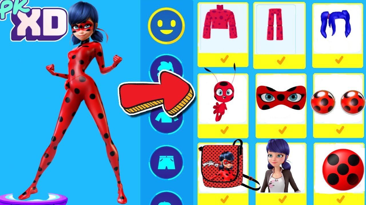 RECREATING MIRACULOUS LADYBUG IN PK XD - YouTube