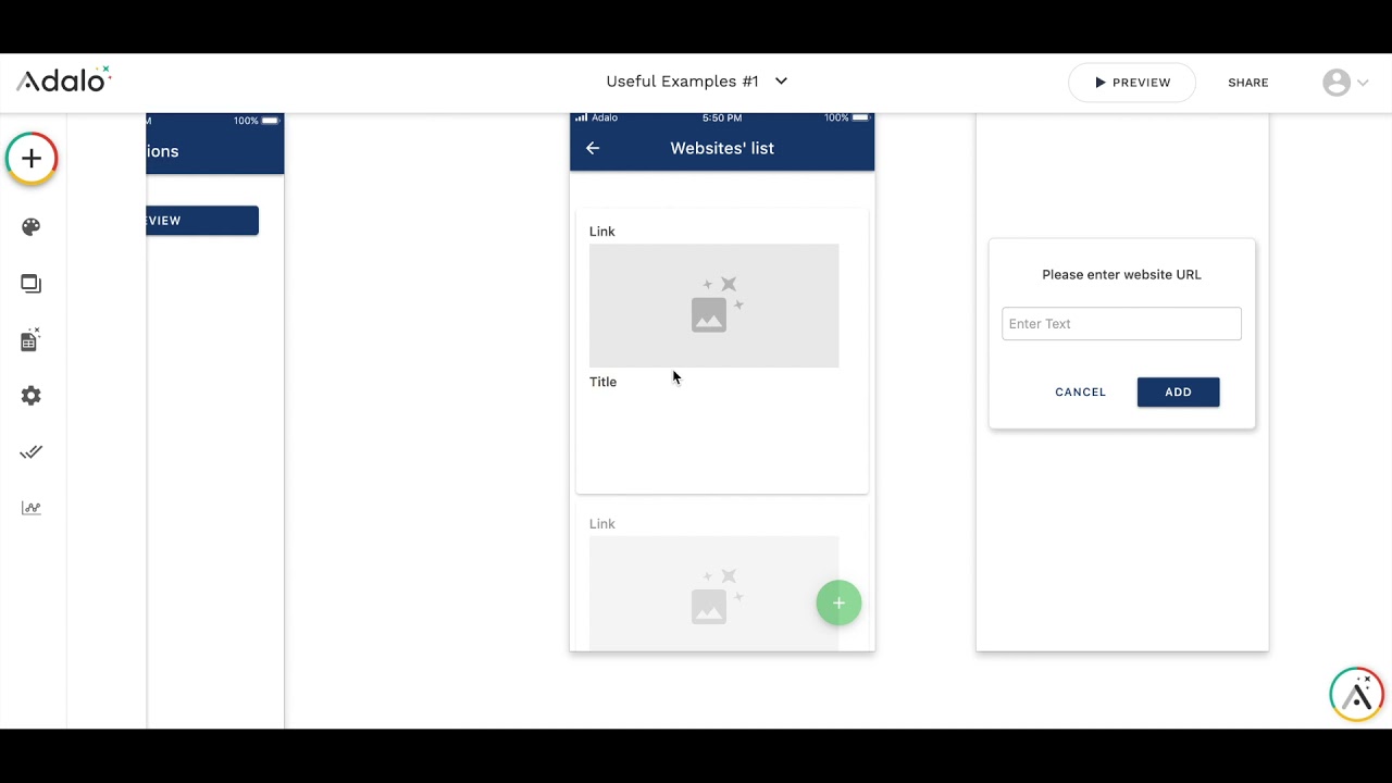 Adalo integrations: how to generate preview for websites' links - YouTube