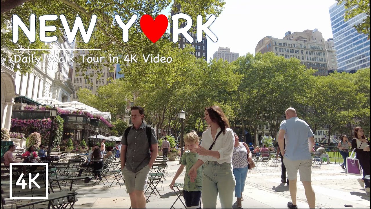 [Full] New York City, Midtown Manhattan Walk Tour, City Walk, Street ...