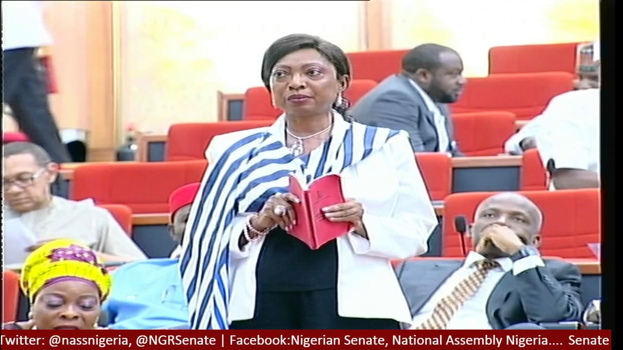 SEN ROSE OKO POINT OF ORDER - YouTube