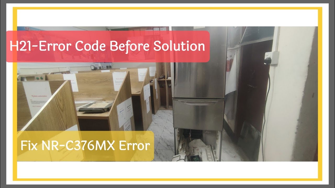 how To Check The Problem Blanking Error Code Panasonic Refrigerator ...