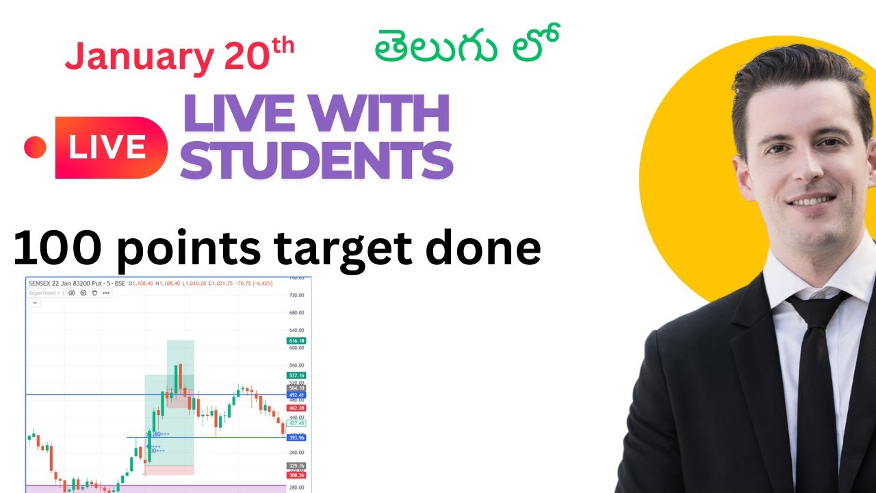January 20th .live with students.100 points target done.తెలుగు లో - YouTube