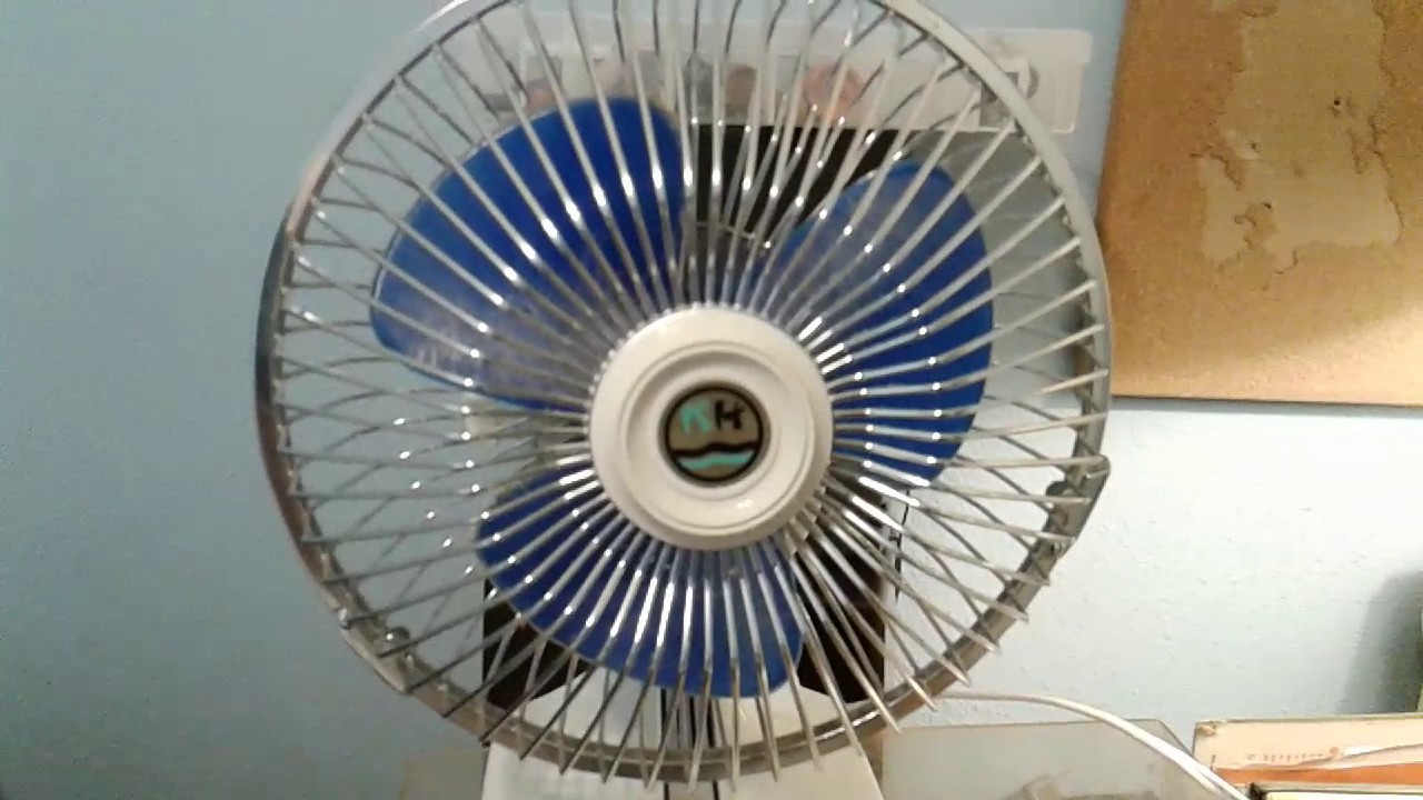 Kuo horng 6 inch desk fan - YouTube