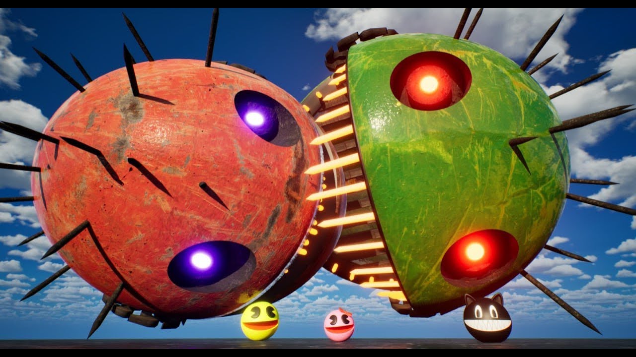 Scary Pacman vs Cartoon Cat vs Robot Pacman vs Ms Pacman vs Monster ...