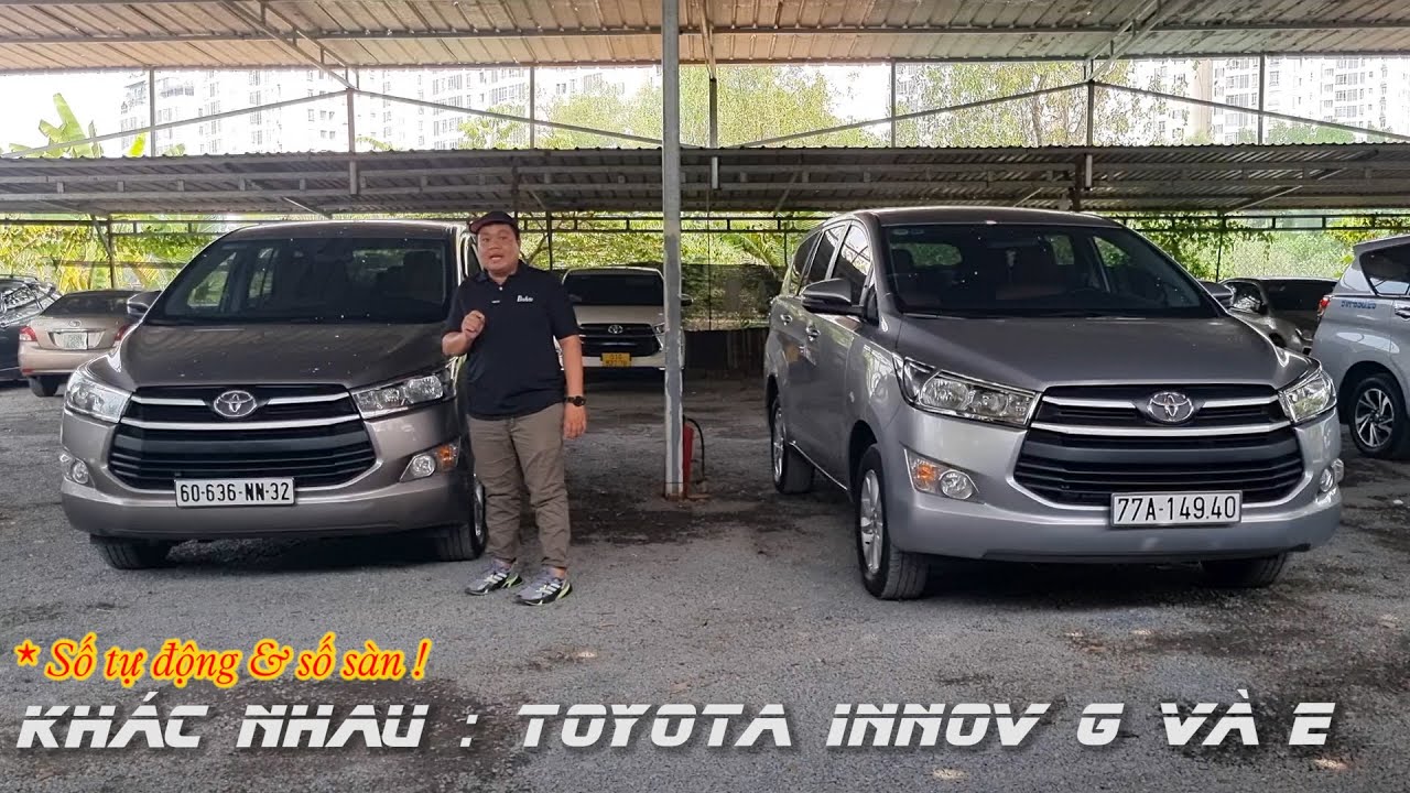 Toyota Innova G 2019 số tự động và Innova E 2019 số sàn khác nhau gì ...