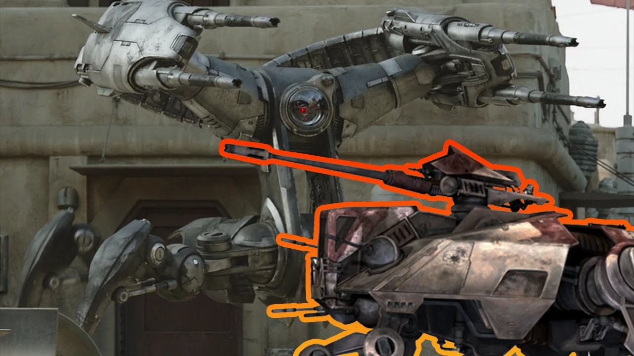 AT- TE vs Annihilator Droid - YouTube