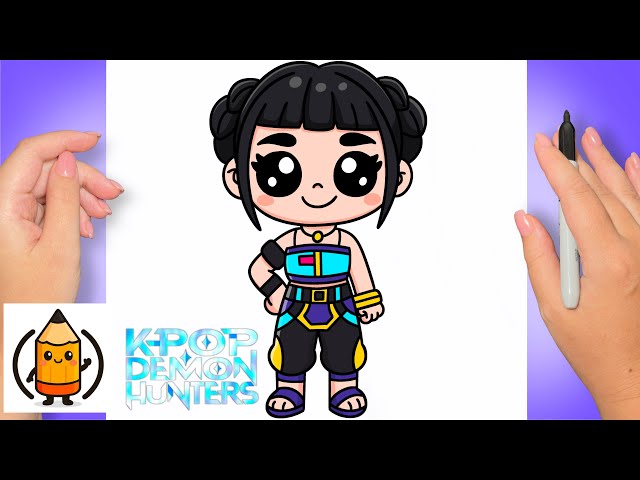 Zoey K Pop Demon Hunter Drawing