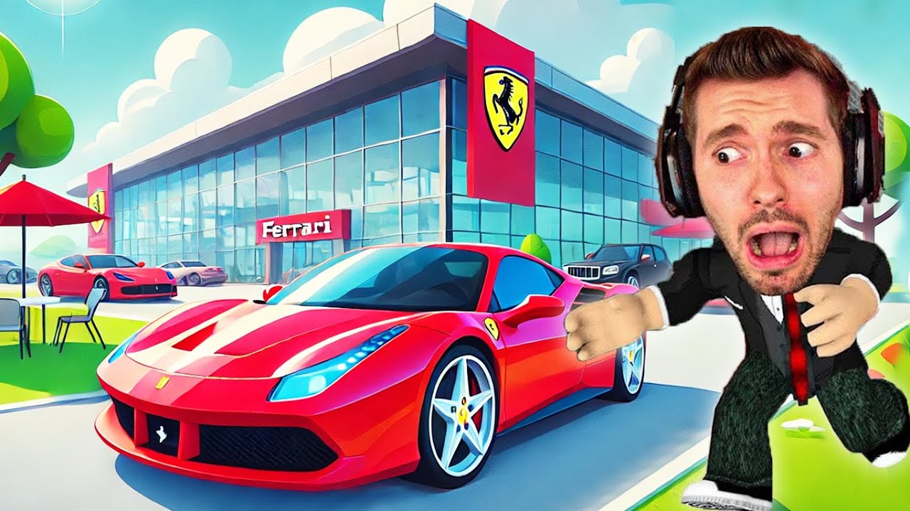 LIPÃO construiu uma CONCESSIONÁRIA DE CARROS no Roblox! - YouTube