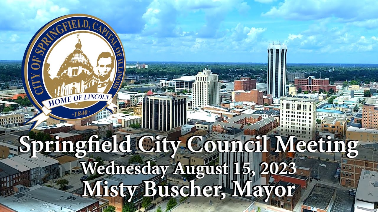 Springfield City Council Meeting, August 15, 2023 - YouTube