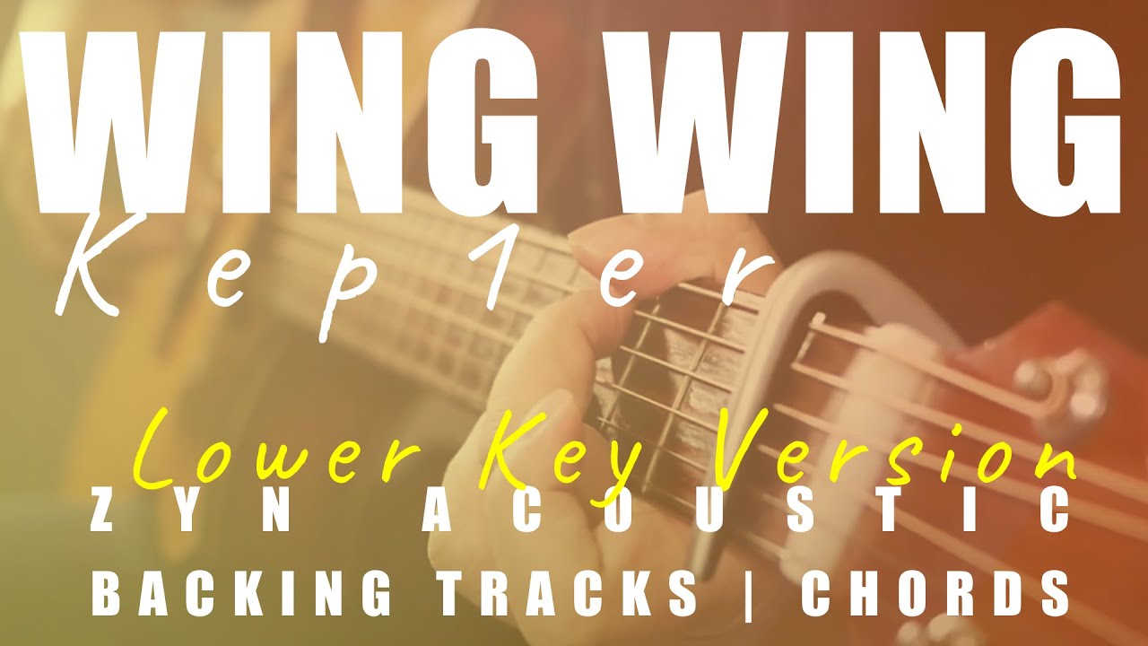 WING WING (Lower Key Ver.) - Kep1er | Acoustic Karaoke | Chords - YouTube