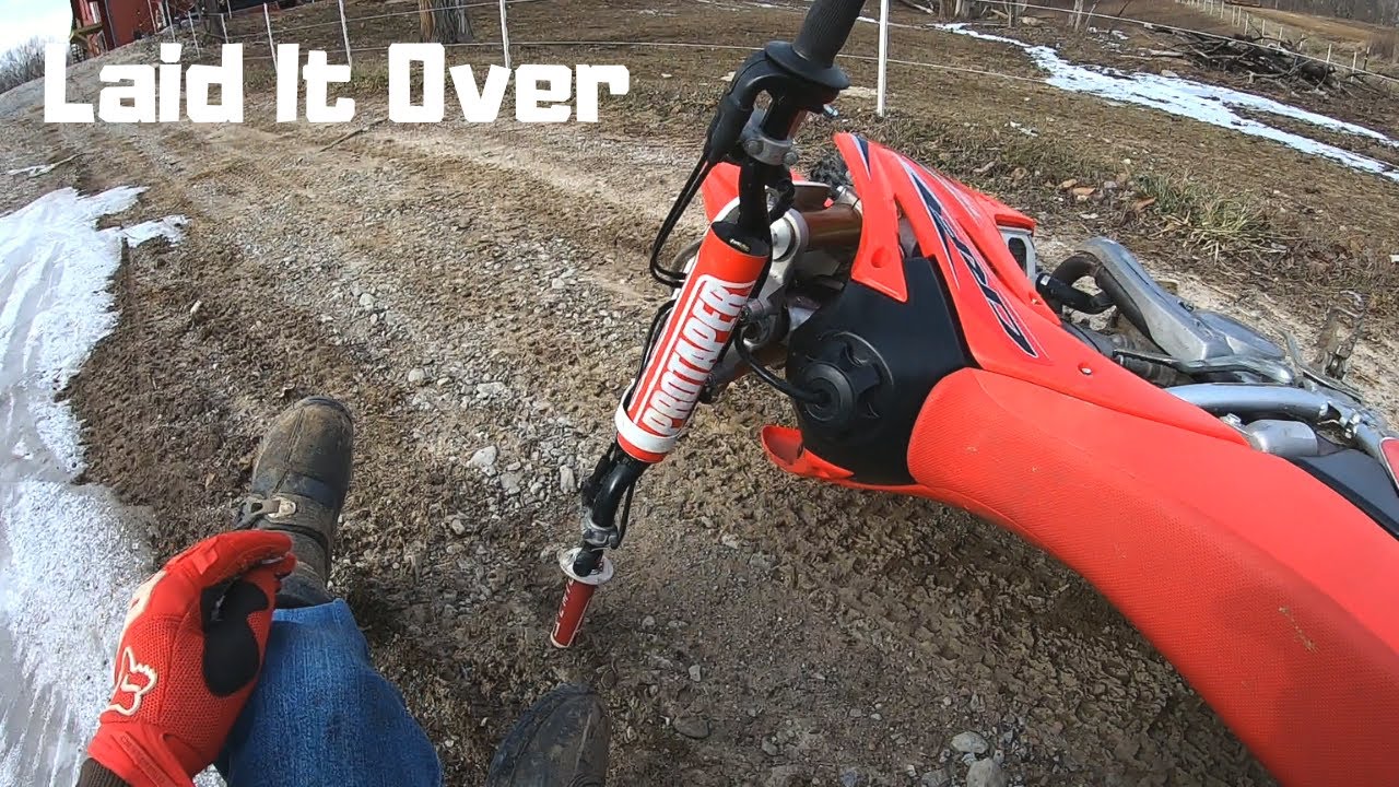 Dirtbike FAIL on ICE!! - YouTube