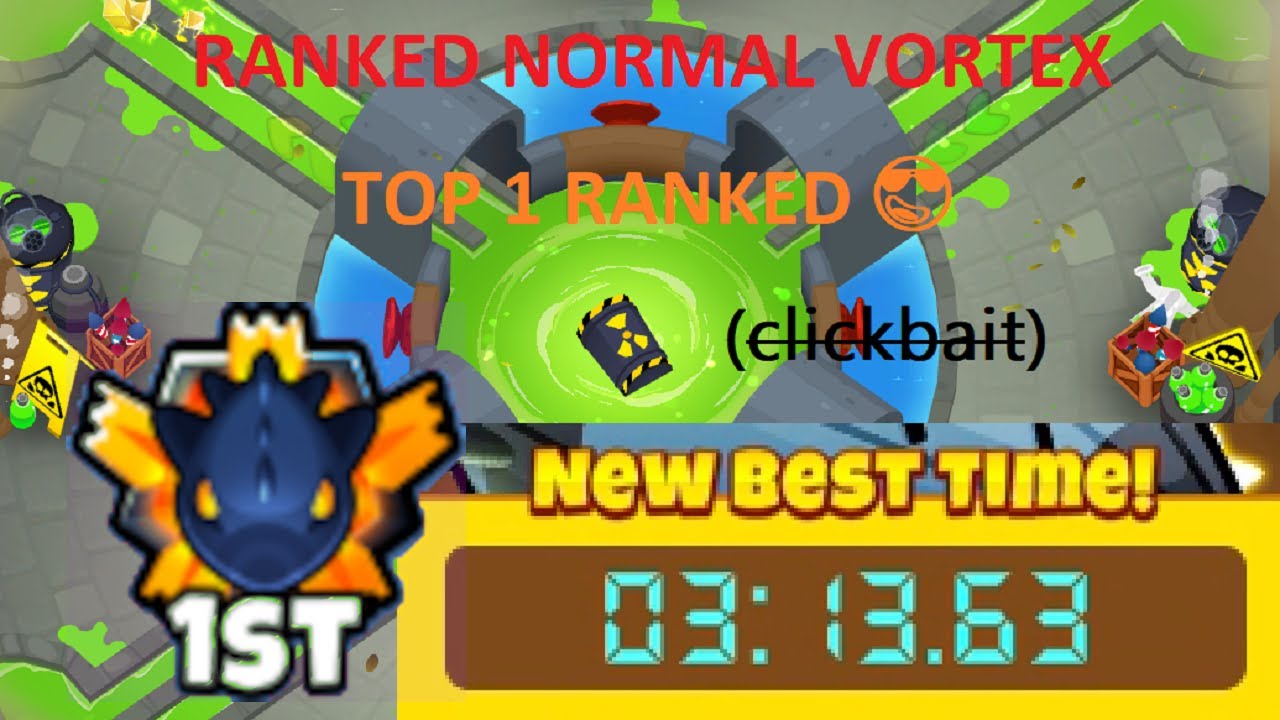 Ranked Normal Vortex ̶E̶a̶r̶l̶y̶ ̶A̶F̶K̶ - Speed Run Top 1🤪 - Spillway ...