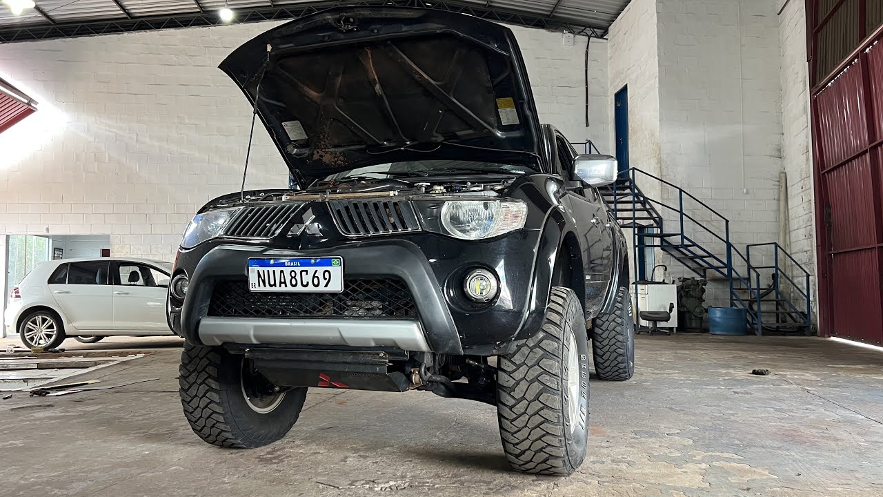 TRITON PRONTA!!! 2” DE BODY LIFT+ 1,5” DE SUSPENSÃO!!! 🔥😈 - YouTube