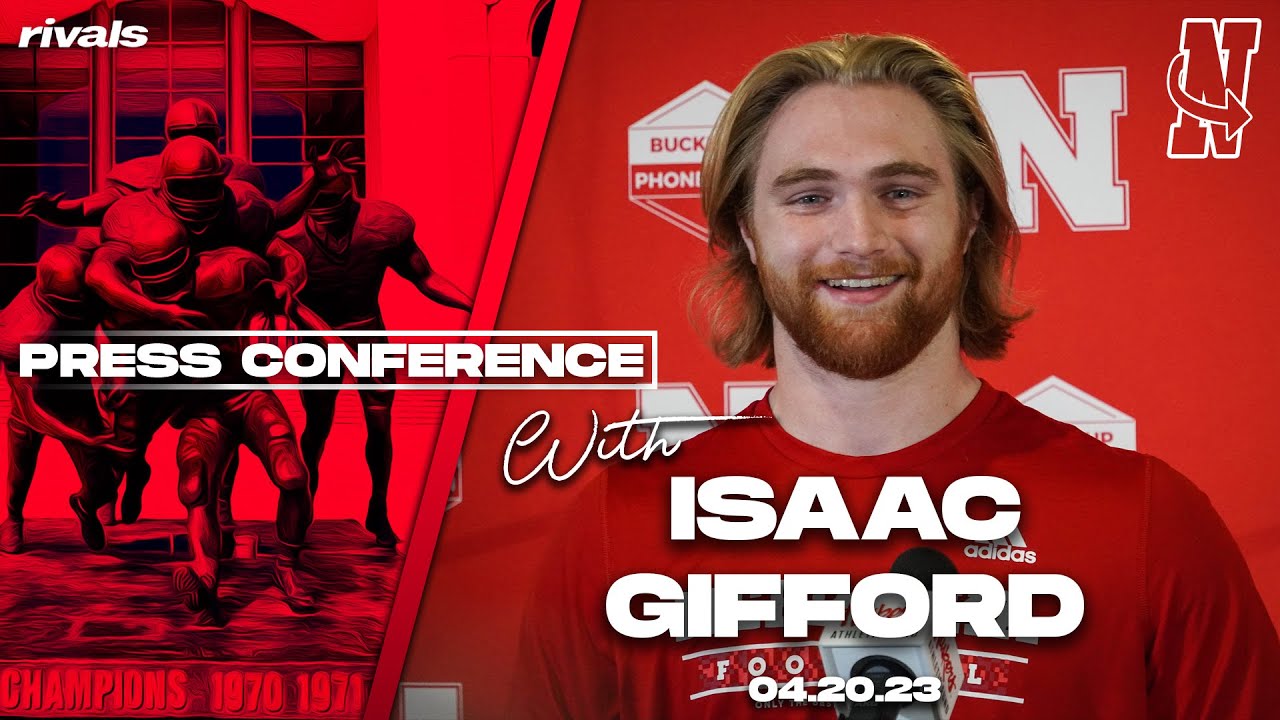 Nebraska Football: Isaac Gifford press conference (04.20.23) - YouTube