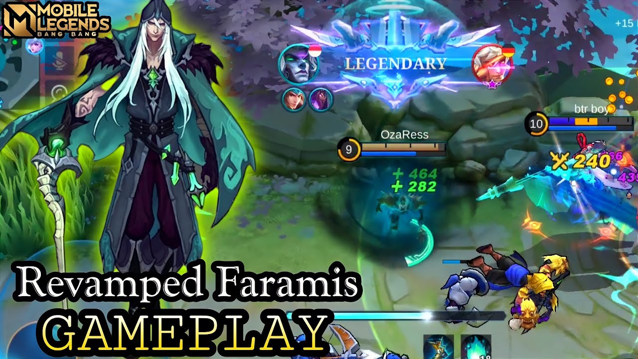 New Revamped Faramis Gameplay - Mobile Legends Bang Bang - YouTube