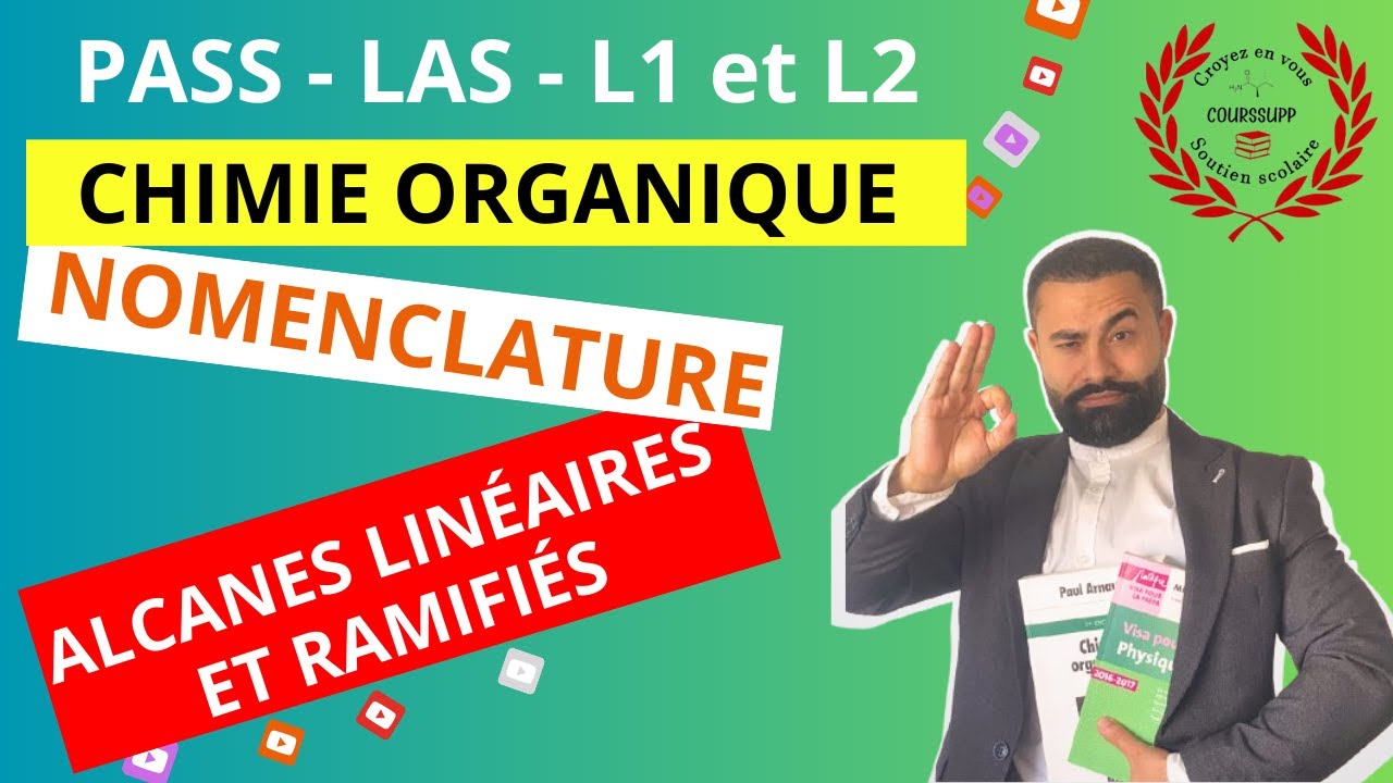 NOMENCLATURE EN CHIMIE ORGANIQUE | 1/7 : ALCANES LINÉAIRES ET RAMIFIÉS ...