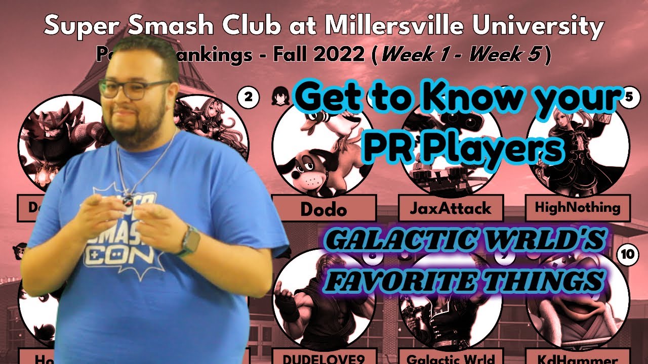 Get to Know your Smash Ultimate PR Players: Galactic WRLD - YouTube