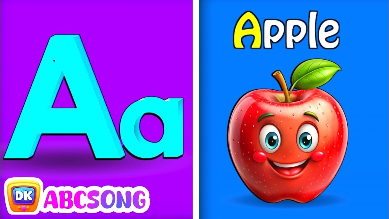 ABC Phonics Song - Toddler Learning Video Songs , A for Apple , Nursery ...