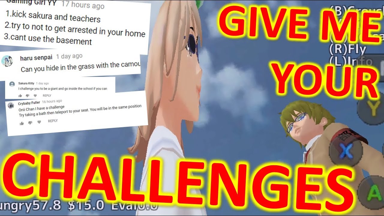 [School Girls Simulator] CAN ONII CHAN COMPLETE YOUR CHALLENGES ...