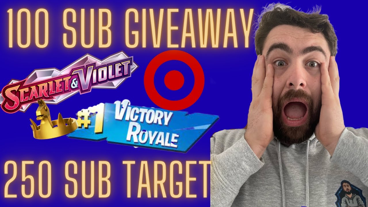 100 Sub Giveaway, 250 Sub Target!!! - YouTube