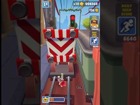 Subway Surfer- Nice game play with amazing TRAINS - YouTube