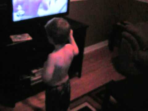 UFC's biggest 4 year old Fan..