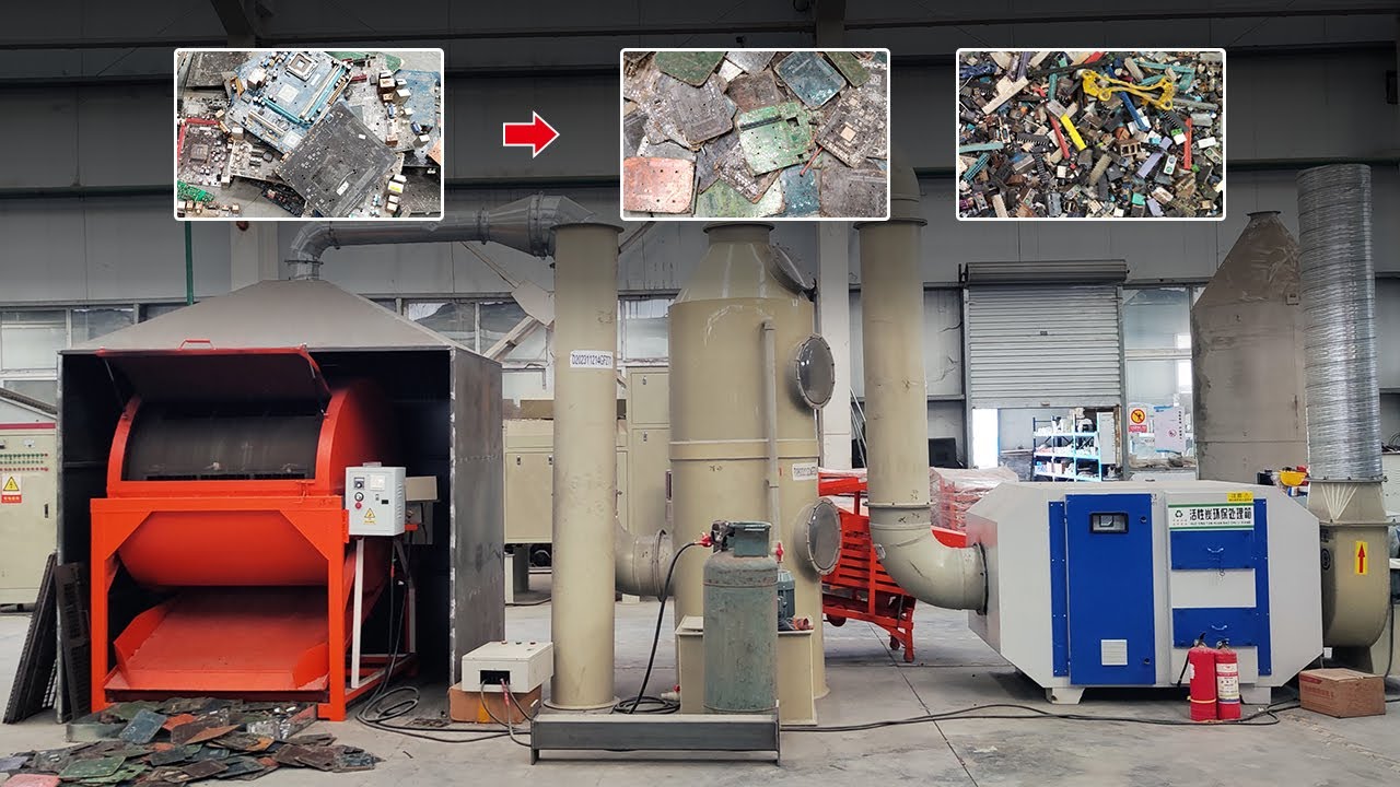 PCB Components and Chips Removal | Automatic PCB Dismantling Machine ...