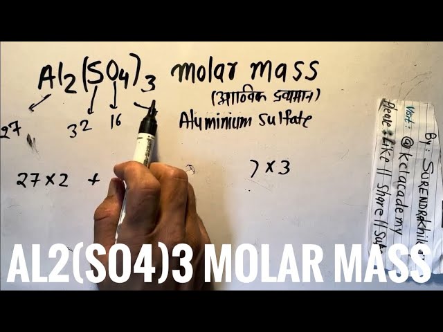 Aluminum Sulfate Formula Molar Mass Production Studycom