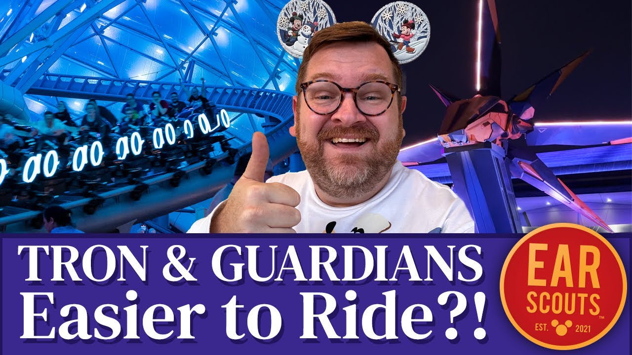 BIG CHANGE - Easier to Ride TRON & Guardians at Disney World ...