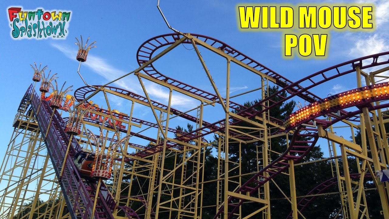 Wild Mouse POV (Front Row, 2021), Funtown U.S.A. Maurer Sohne Wild ...