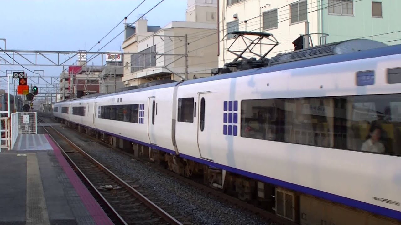 JR西日本 関空特急 はるか 281系 阪和線 和泉府中駅通過 Kansai Airport Limited Express Series ...