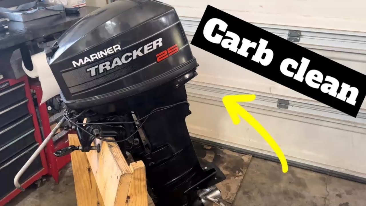 How To Clean Mercury 25 Carburetor - YouTube
