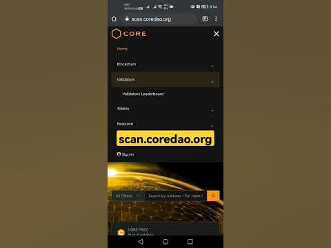 CORE scan network explorer | CORE mining update - YouTube