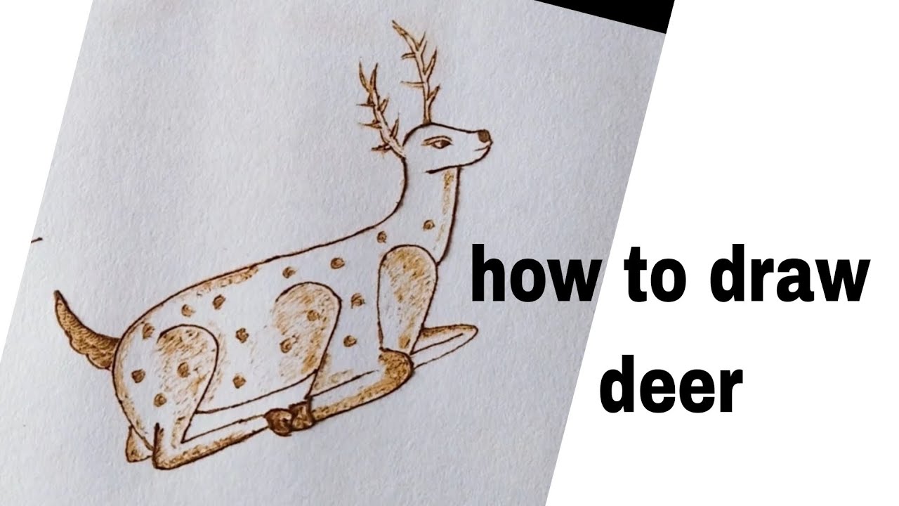 How to draw deer|simple easy mehndi designs 🌿 - YouTube
