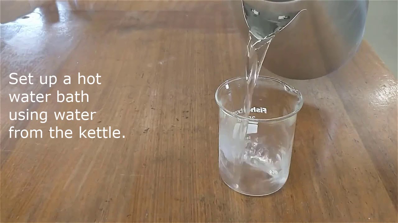 Making an organic solid - YouTube