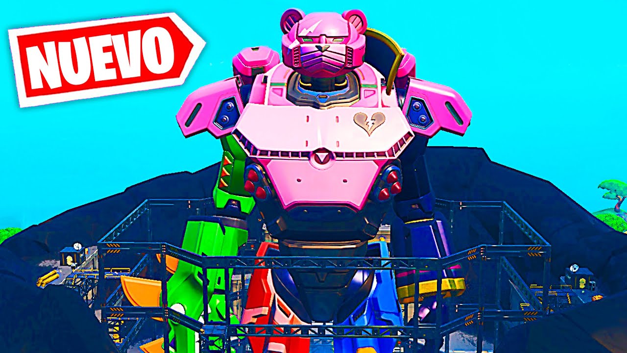 Nuevo MECA EL ROBOT GIGANTE que SE ACTIVA en el MAPA de FORTNITE ...