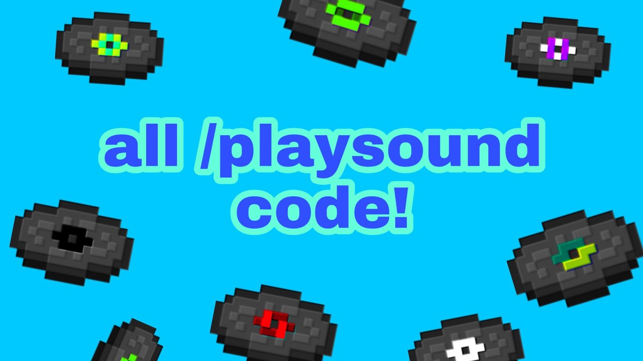 All /playsound codes - YouTube