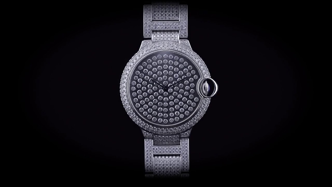 【錶款】CARTIER Ballon Bleu de Cartier Serti Vibrant 腕錶 - YouTube